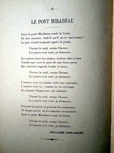 Le Pont Mirabeau, côté piles | Les Soirées de Paris